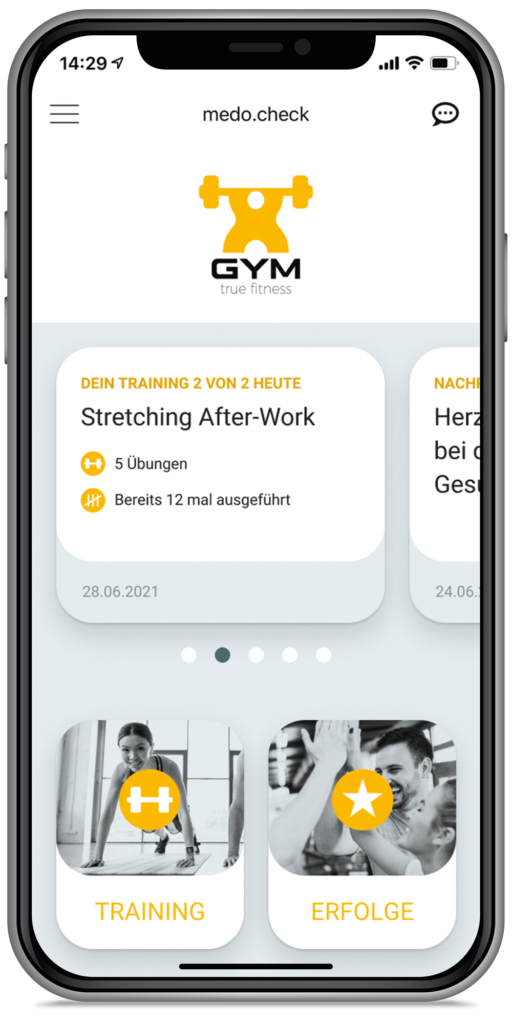 medo.coach App 3.1- Design Relaunch - medo.check