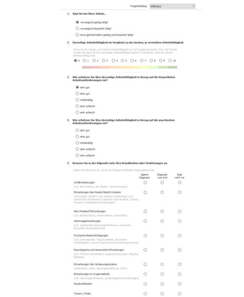 Work Ability Index | medo.check
