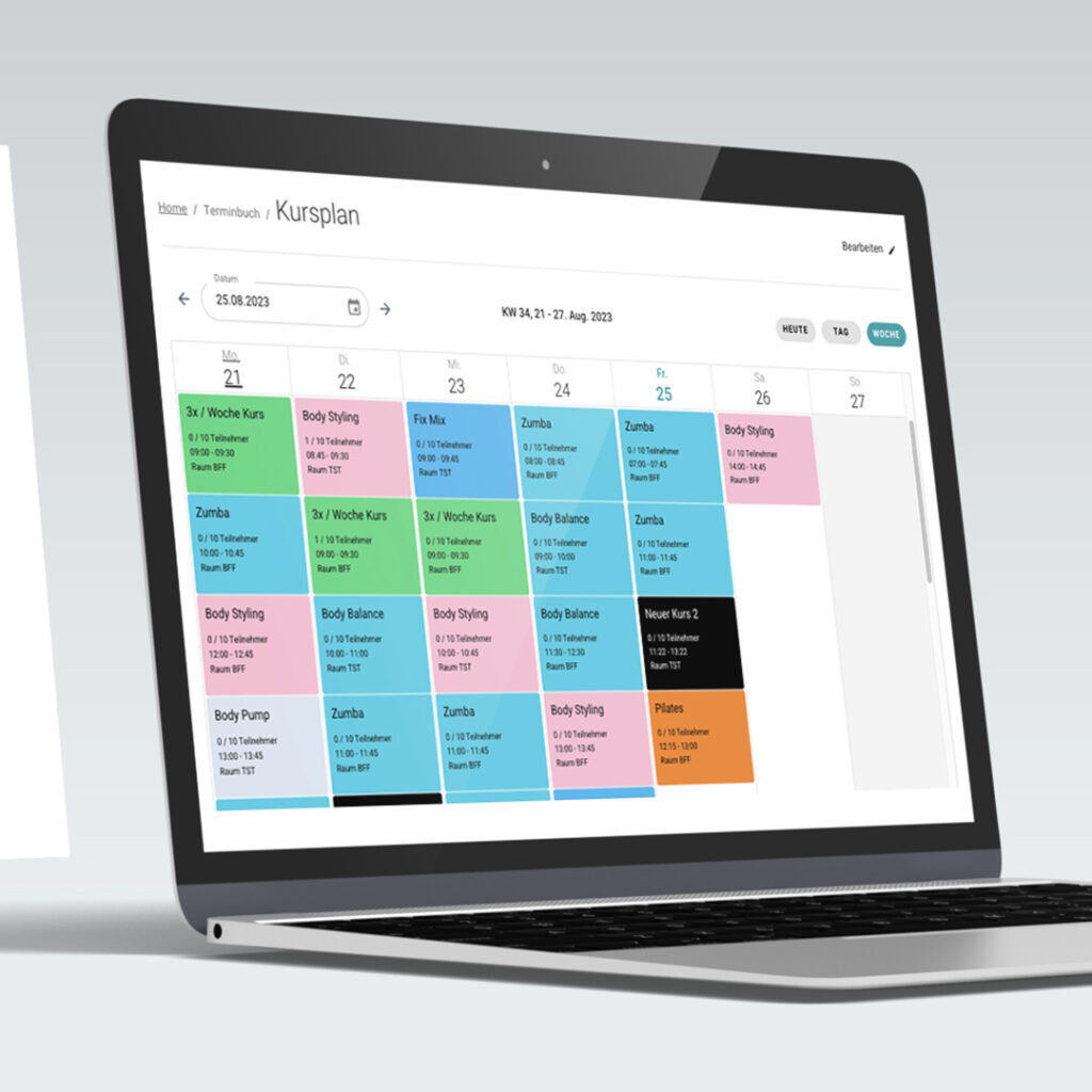 Erweiterungsmodul medo.core organizer - Kursverwaltung - medo.check